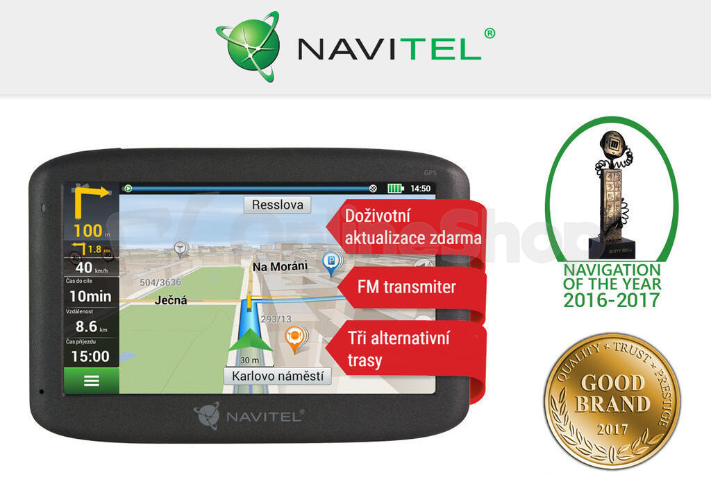 Navigace Navitel E500 Lifetime | ONLINESHOP.cz