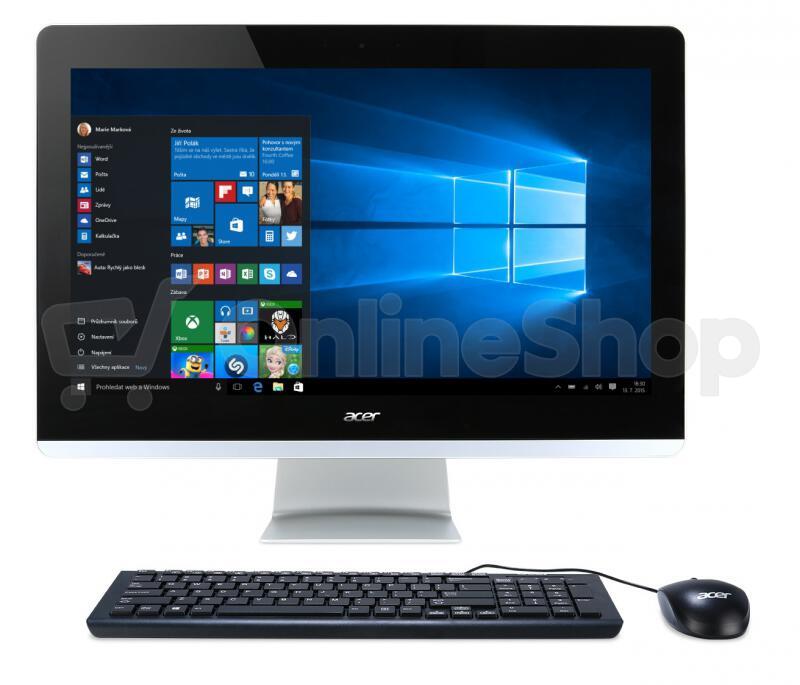 Počítač All In One Acer Aspire Z3-705 WubPMD3805U_65W 21.5",Pentium ...