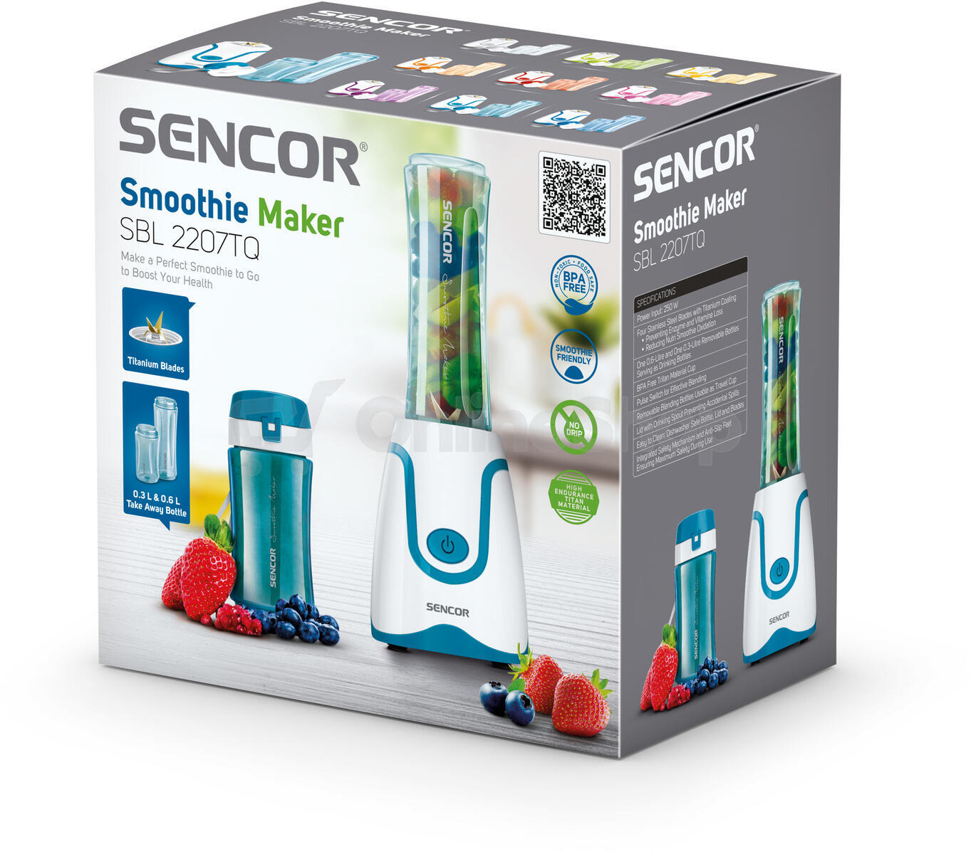 Smoothie mixér Sencor SBL 2207TQ | ONLINESHOP.cz