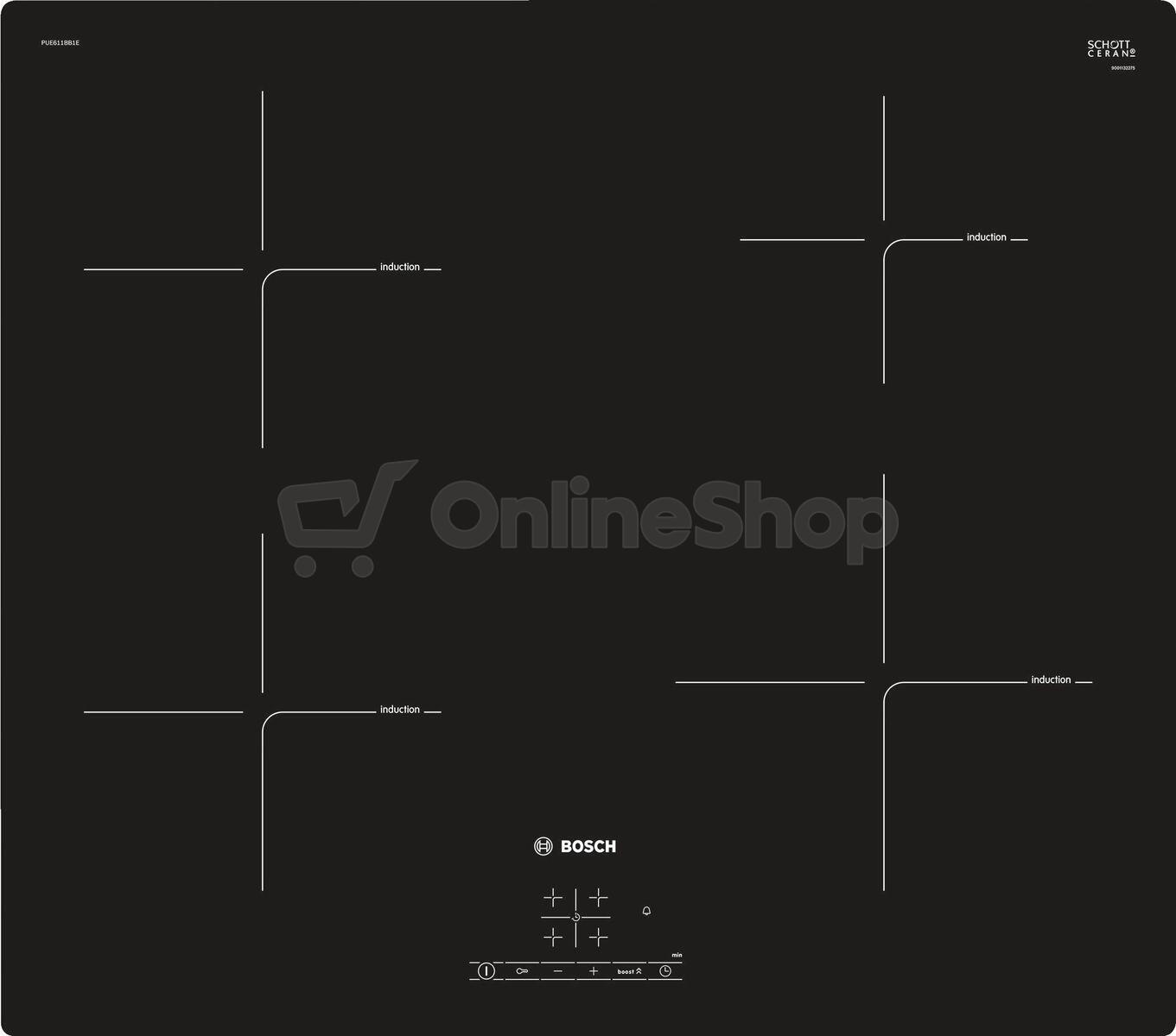 SET Trouba Bosch HBF134EB0 + Indukční deska Bosch PUE611BB1E ...