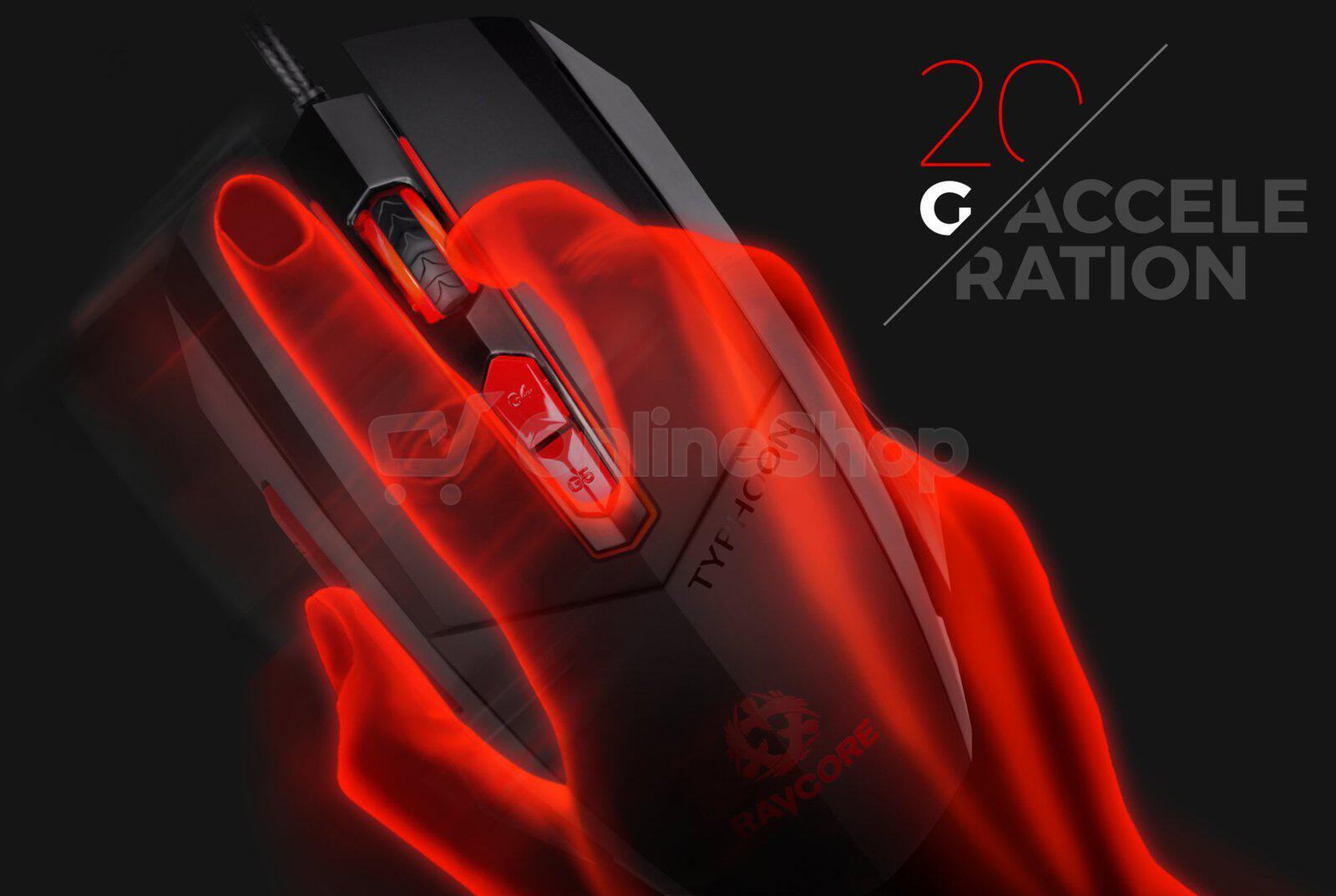 Mouse RAVCORE Typhoon AVAGO 3050, RAVMYS45246 | ONLINESHOP.cz