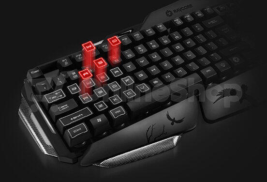 Klávesnice RAVCORE Valravn USB, RAVKLA45343 | ONLINESHOP.cz