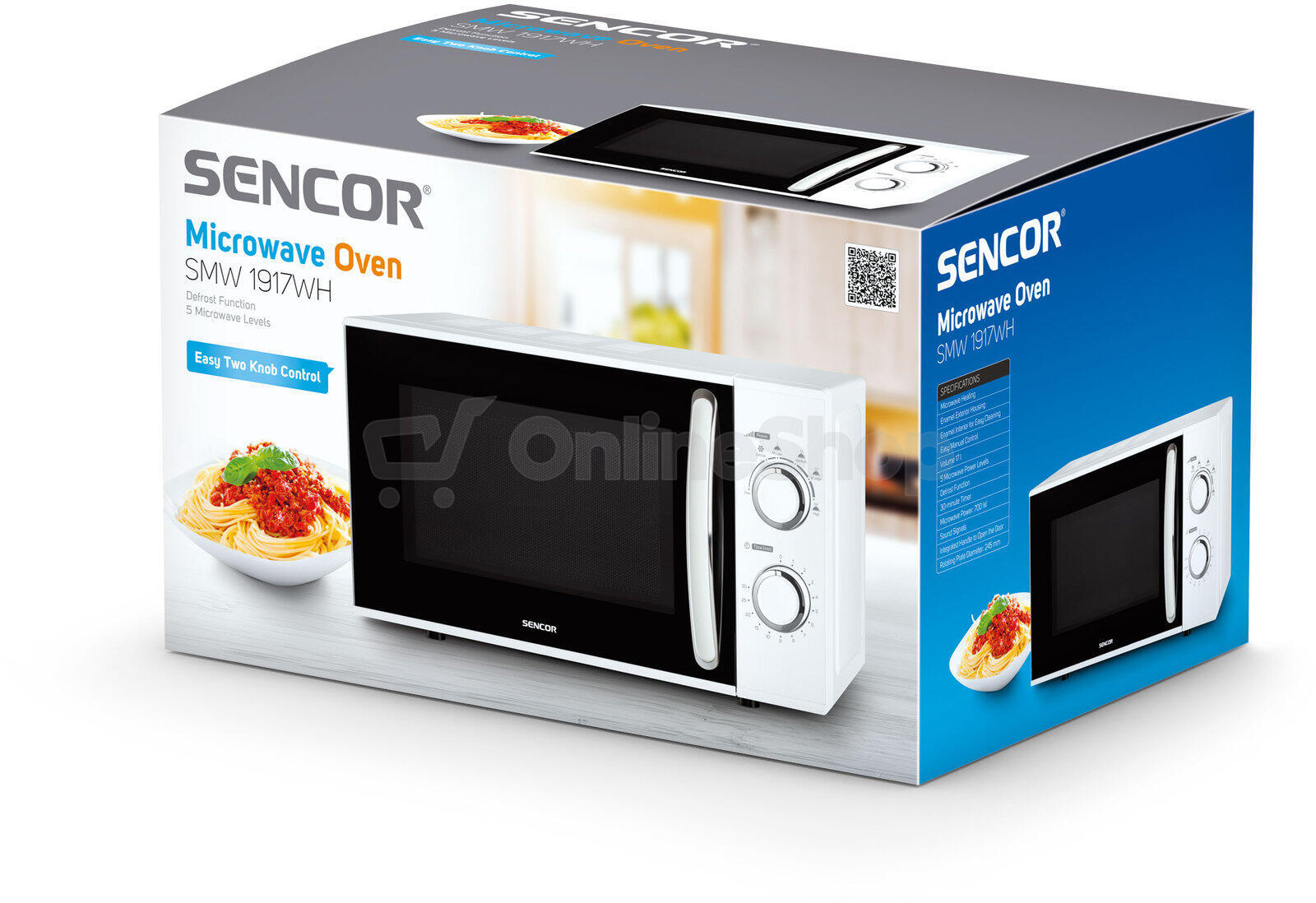 Mikrovlnná trouba Sencor SMW 1917WH | ONLINESHOP.cz