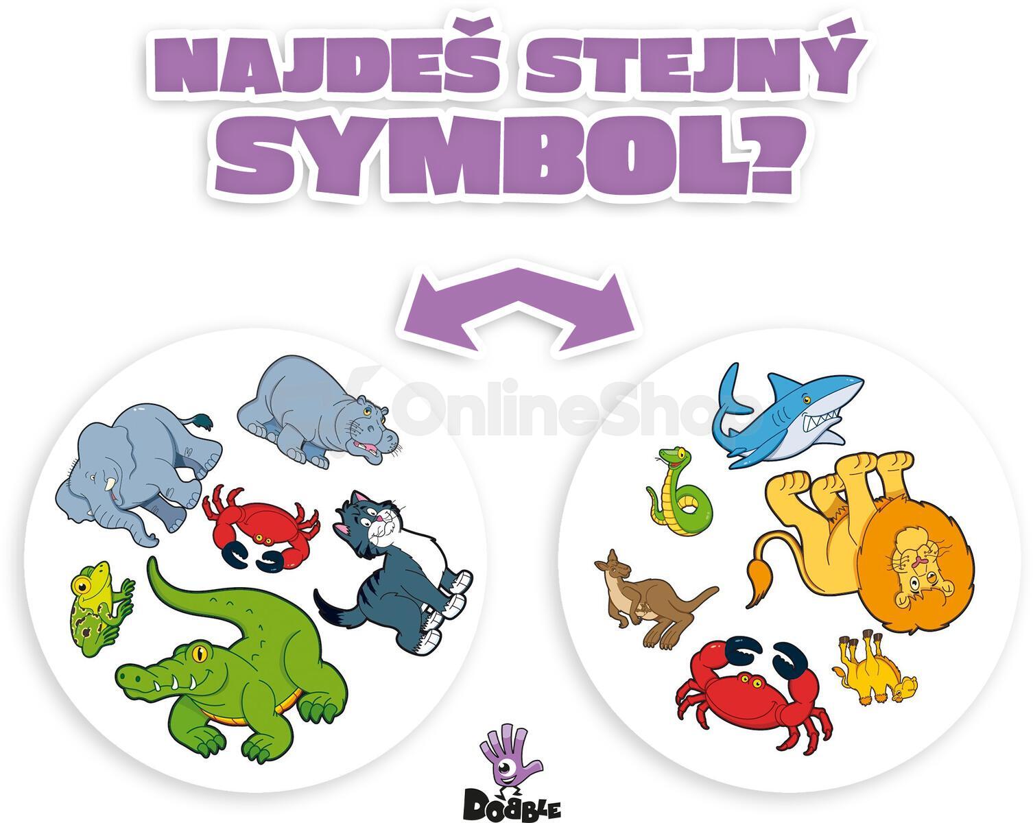 Karetní hra Dobble KIDS ADC Blackfire | ONLINESHOP.cz