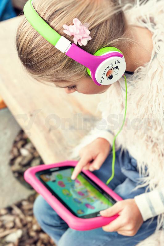 Sluchátka GoGEN MAXISLECHY - zelená/růžová | ONLINESHOP.cz