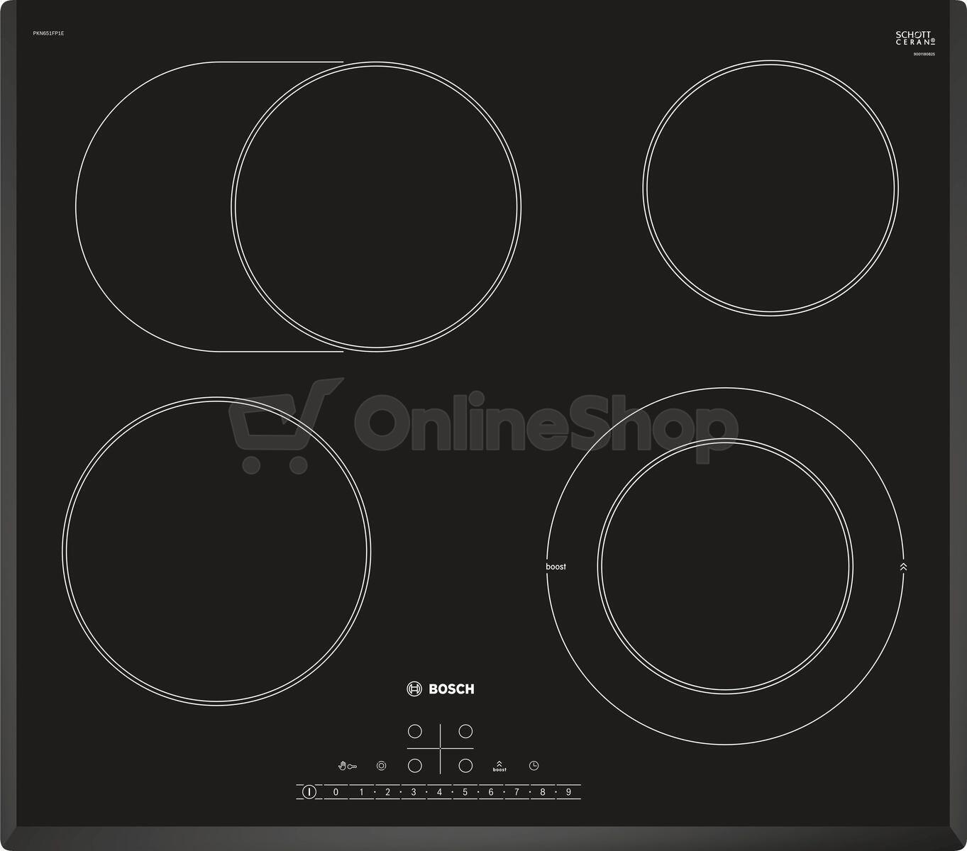 Recenze Bosch HBG539EB0 + Sklokeramická deska Bosch PKN651FP1E - SET ...