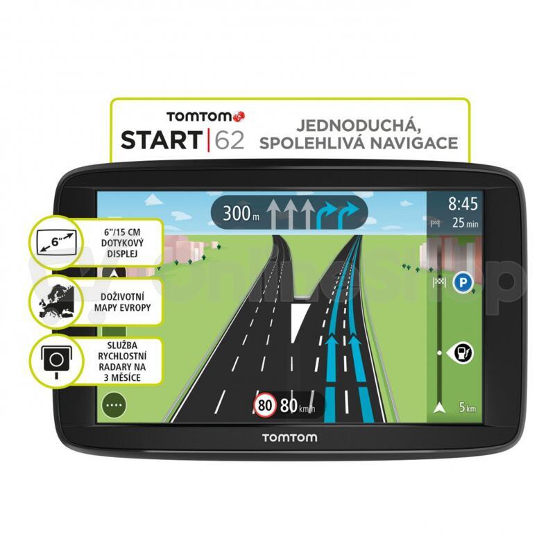 Alternativy k Tomtom START 62 Europe LIFETIME mapy - navigace ...