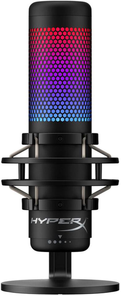 HP Inc. HyperX QuadCast S - USB Microphone (Black-Grey) - RGB Lighting ...