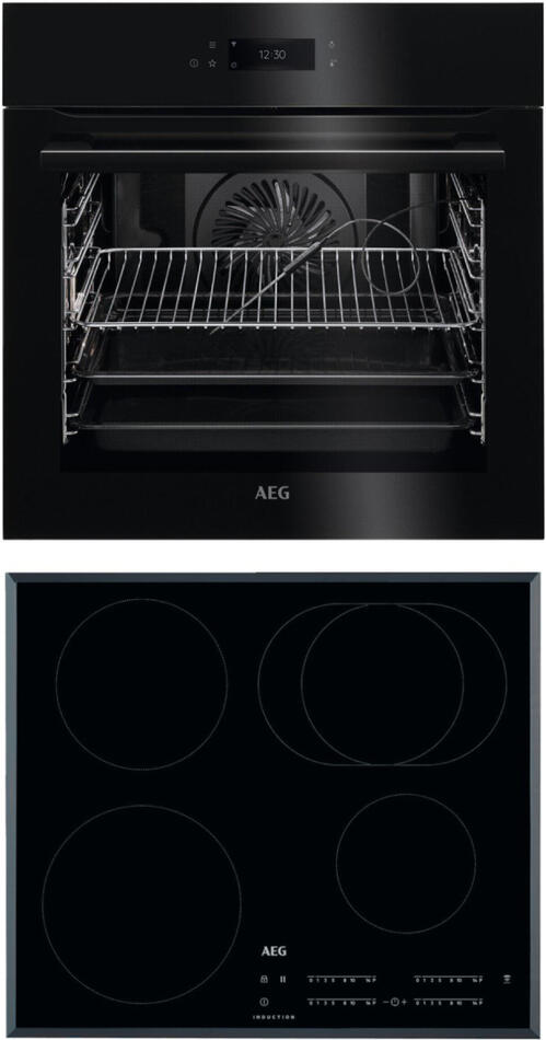 SET Trouba AEG BPE748380B + Indukční deska AEG Mastery IKB64413FB ...