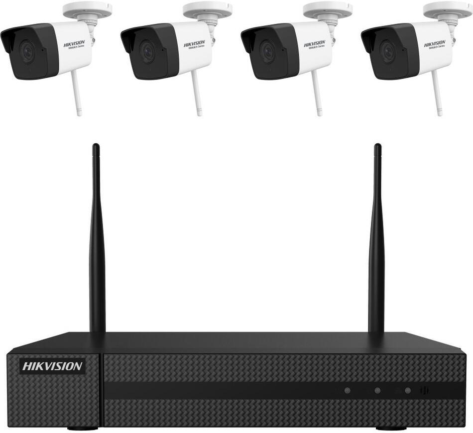 HIKVISION HiWatch Wi-Fi KIT HWK-N4142B-MH/W(B)(EU)/ 2Mpix/ 4x kamery HWI-B120-D/W(EU)(T)/ 1x NVR ...