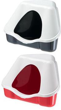 WC pro hlodavce velké kryté NORA 2C mix barev Ferplast | ONLINESHOP.cz