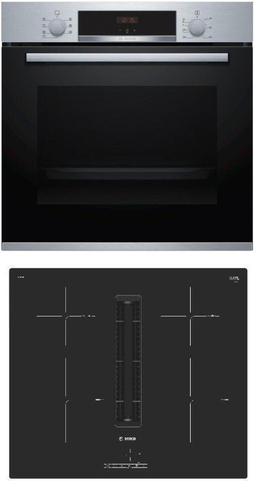 SET Trouba Bosch HBA513BS1 + Indukční deska s odsavačem Bosch ...
