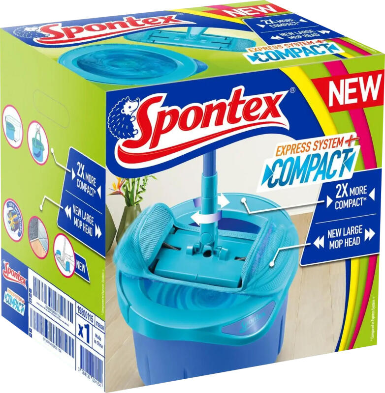 Spontex Express Systém Plus Compact úklidový set + 5 ks mikroutěrek ...