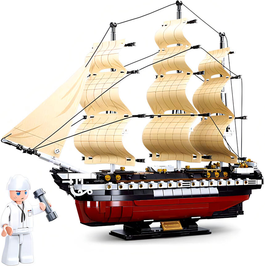 Sluban Model Bricks M38-B0836 Fregata USS Constitution plachetní ...