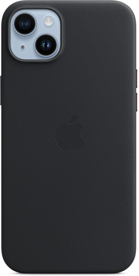Apple iPhone 14+ Leather Case with MagSafe- Midnight (MPP93ZM/A ...