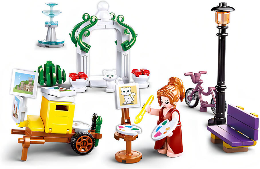 Sluban Model Bricks M38-B0892 Bitevní tank M1A2 Abrams SLUBAN ...