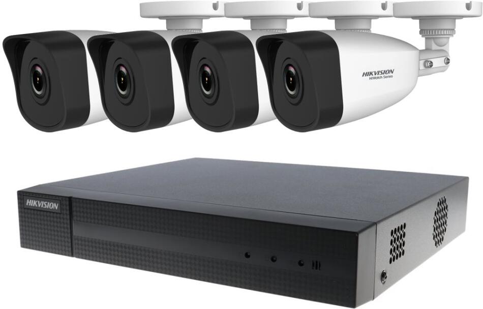 HIKVISION HiWatch KIT bullet/ 4Mpix/ 1x NVR HWN-2104MH-4P(C)/ 4x IP ...