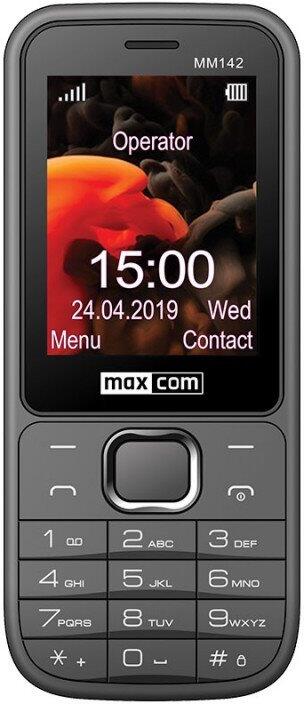 Mobilní telefon MAXCOM Classic MM142, CZ lokalizace, šedá | ONLINESHOP.cz