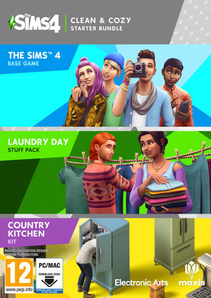 PC The Sims 4 Starter Pack (base game+clean&cozy) | ONLINESHOP.cz