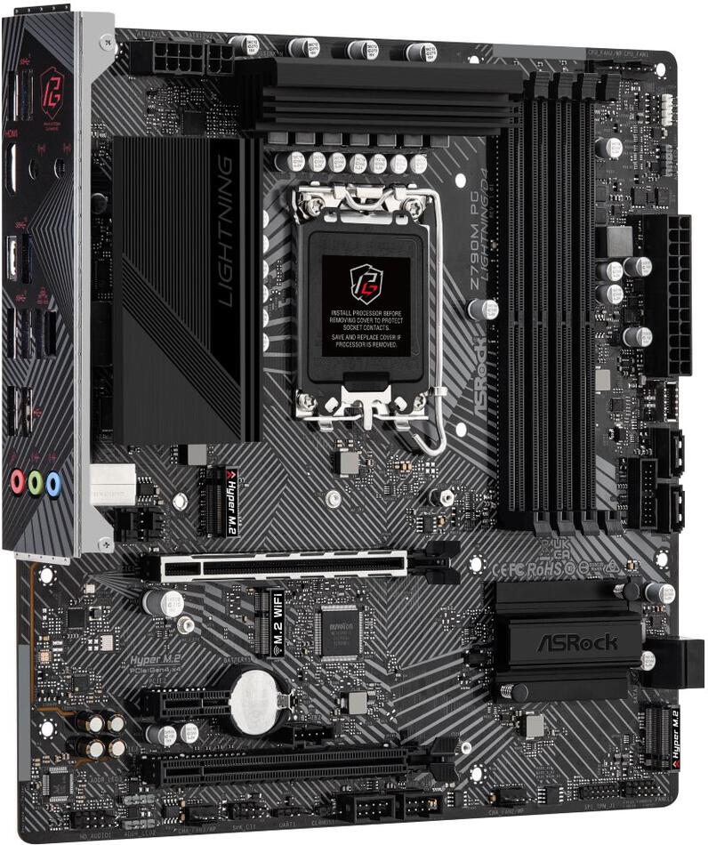 ASRock Z790M PG Lightning/D4 / Intel Z790 / LGA1700 / 4x DDR4 / 2x M.2 ... ASRock Z790M PG Lightning/D4 / Intel Z790 / LGA1700 / 4x DDR4 / 2x M.2 ...