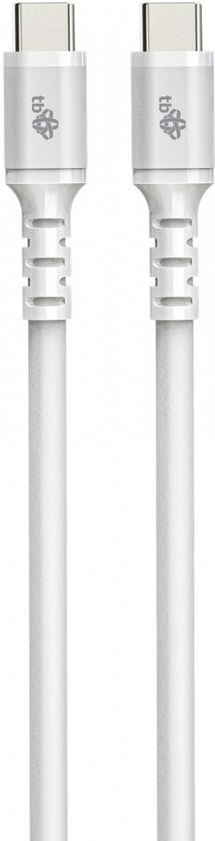 TB TOUCH TB USB-C kabel bílý 60W 2m (AKTBXKUCC2SI20W) | OnlineShop.cz