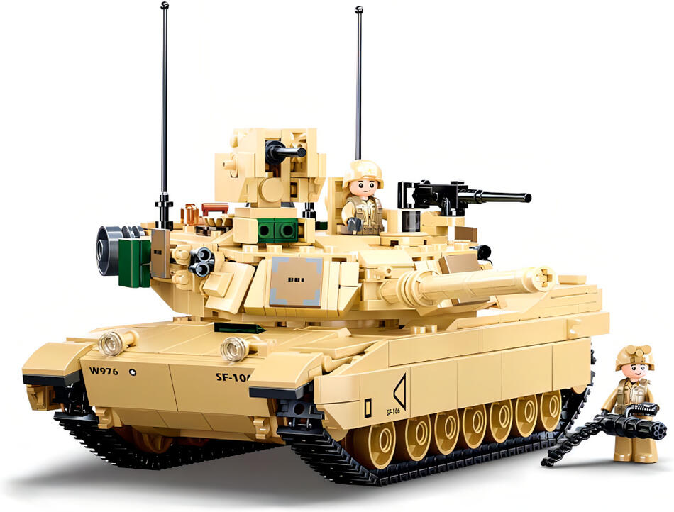Sluban Model Bricks M38-B0892 Bitevní tank M1A2 Abrams SLUBAN ...