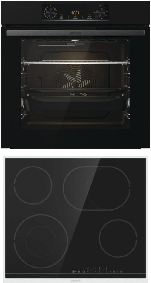 SET Trouba Gorenje BOS6737E06B + Sklokeramická deska Gorenje ECT643BX ...