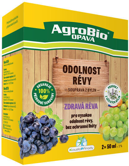 Přípravek pro odolnost révy AGROBIO Zdravá Réva 2x50ml | OnlineShop.cz