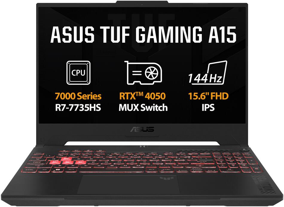 Asus ASUS TUF Gaming A15 / FA507NU / R7-7735HS / 15,6" / FHD / 16GB ...