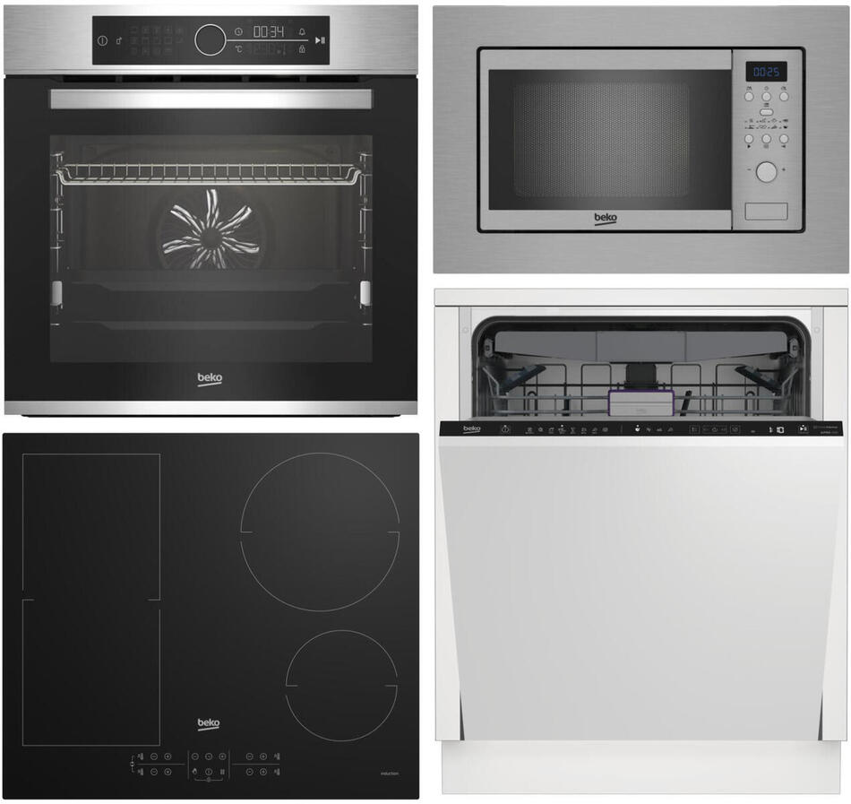SET Trouba BEKO Beyond BBIM12400XPS + Indukční deska Beko HII64200FMT ...