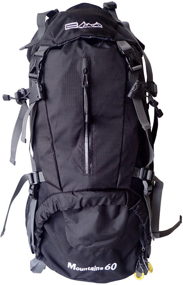 ACRA BAS/60 Batoh pro horskou turistiku 60 l černý | OnlineShop.cz