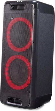 Reproduktor AKAI, DJ-880, párty box, Bluetooth, FM rádio, LED displej ...