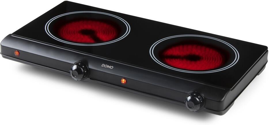 Dvouplotýnkový sklokeramický vařič - DOMO DO339KP | OnlineShop.cz