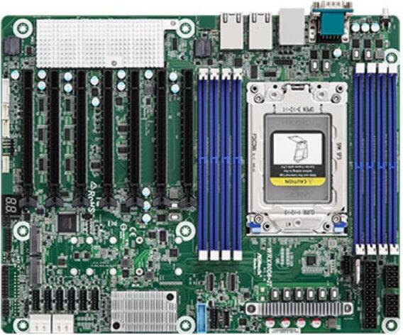 ASRock Rack WRX80D8-2T WRX8, 8x DDR4, 12x SATA, 2x M.2(22110), 7x PCIe ...