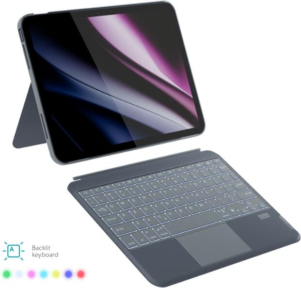 Epico Backlit Keyboard Case iPad Pro 11" (3.-6. gen)/Air 10,9" (A14-M1 ...