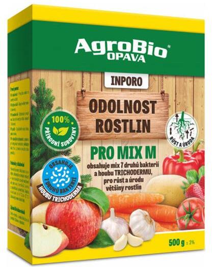 Přípravek pro odolnost rostlin AGROBIO Inporo Pro Mix M - bakterie a Trichoderma 500g ...