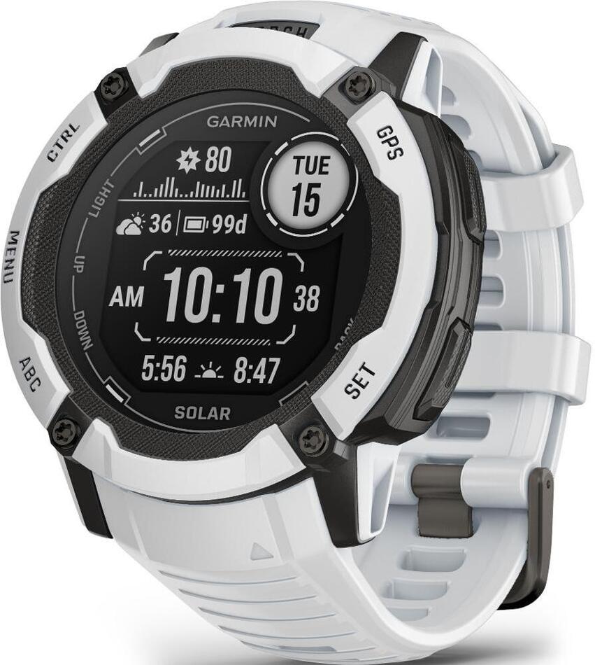 Chytré hodinky Garmin Instinct 2 2X Solar (010-02805-04), bílé ...