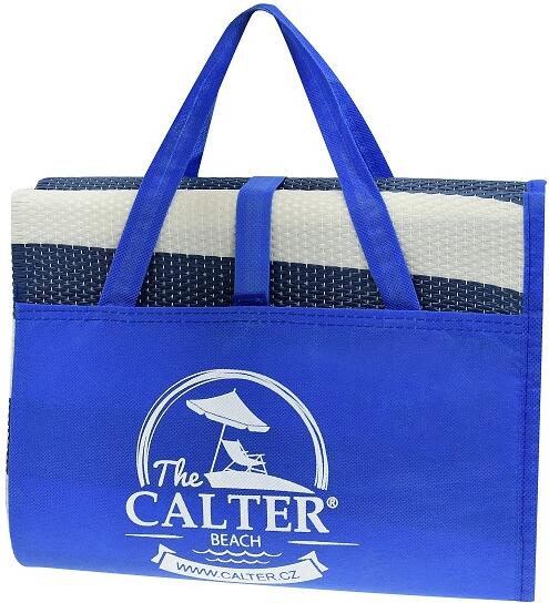 Plážová podložka CALTER® - taška RULYT®, plastová, modrá | OnlineShop.cz