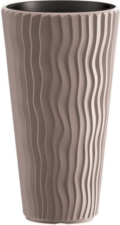 Recenze Prosperplast SANDY SLIM mocca 34,9 cm - květináč, hodnocení ...