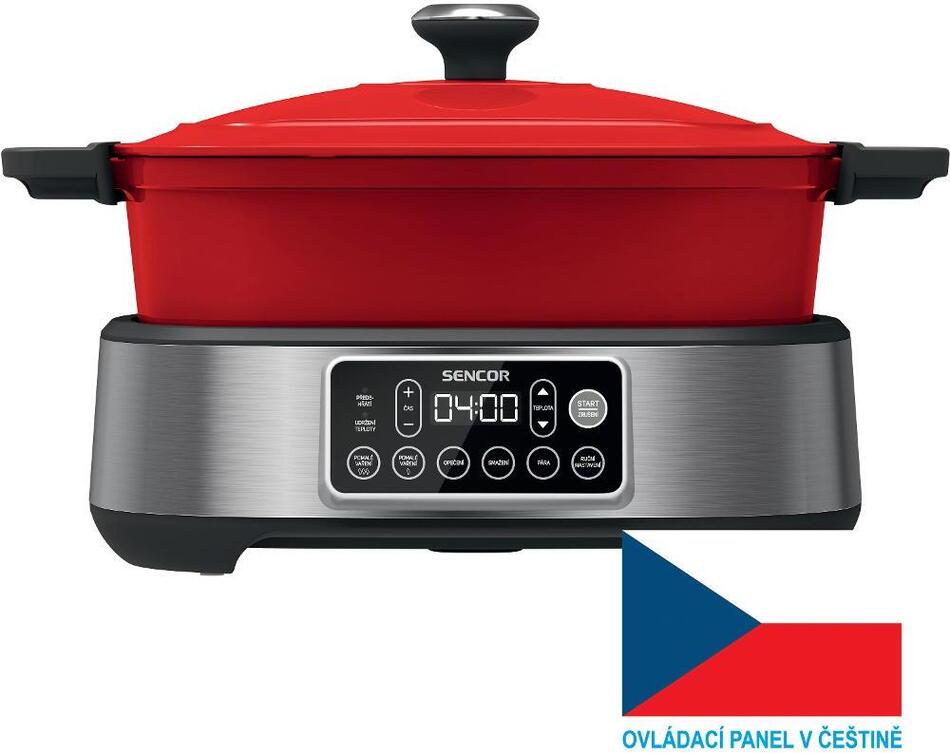Multifunkční hrnec Sencor SPR 6410-RD | OnlineShop.cz