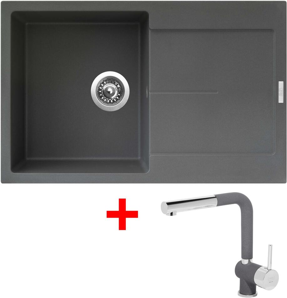 Sinks ULTIMA 790 Titanium + Mix 3 P GR | OnlineShop.cz