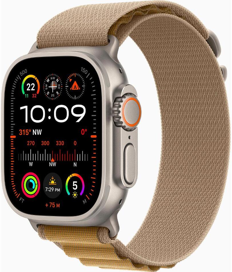 Chytré hodinky Apple Watch Ultra 2, Tan Alpine Loop | OnlineShop.cz