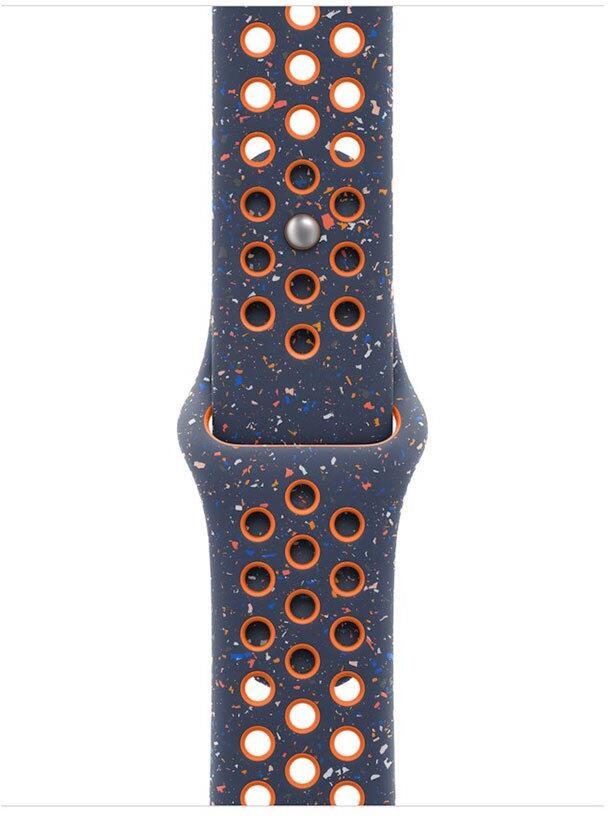 Recenze Apple Watch 40mm Blue Flame Nike Sport Band - S/M, hodnocení ...