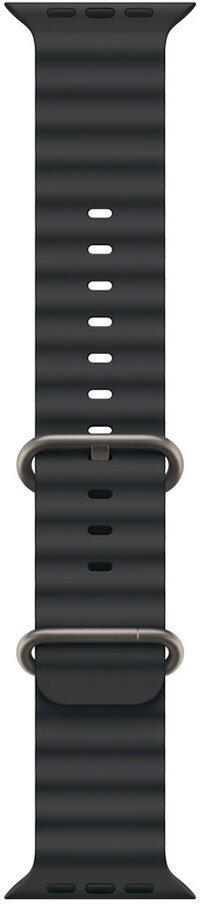 Recenze Apple Watch 49mm Black Ocean Band-Natural Titanium Finish ...
