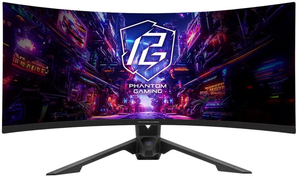 ASROCK LCD - 34" Gaming monitor PG34QRT2B, VA LCD, Prohnutý, 3440x1440 ...