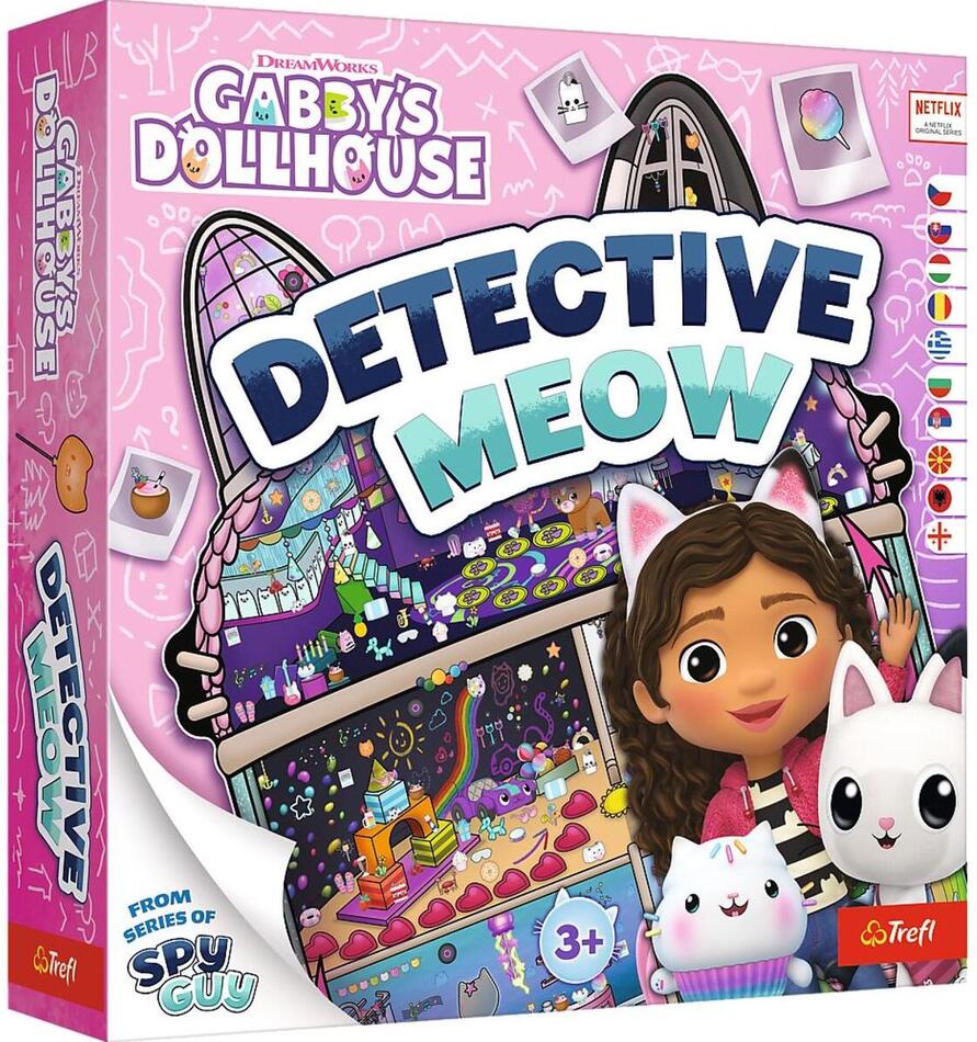 Recenze TREFL Spy Guy Detektiv Meow Gabby´s Dollhouse - společenská hra ...