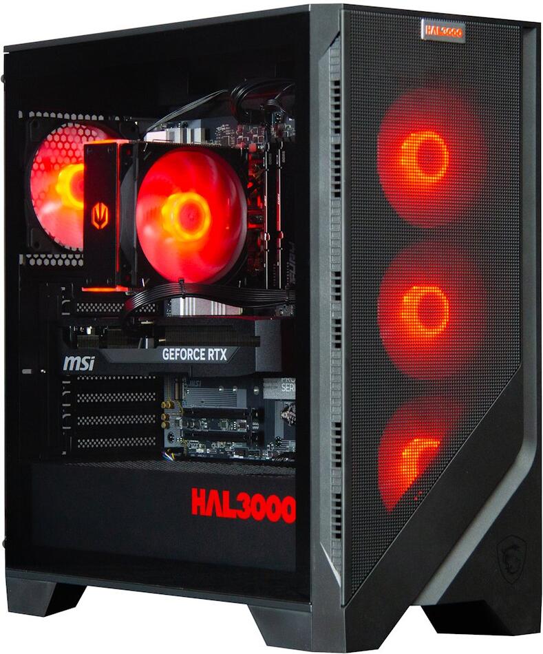 HAL3000 Online Gamer / AMD Ryzen 5 7600/ 32GB DDR5/ RTX 5070/ 1TB PCIe4 ...