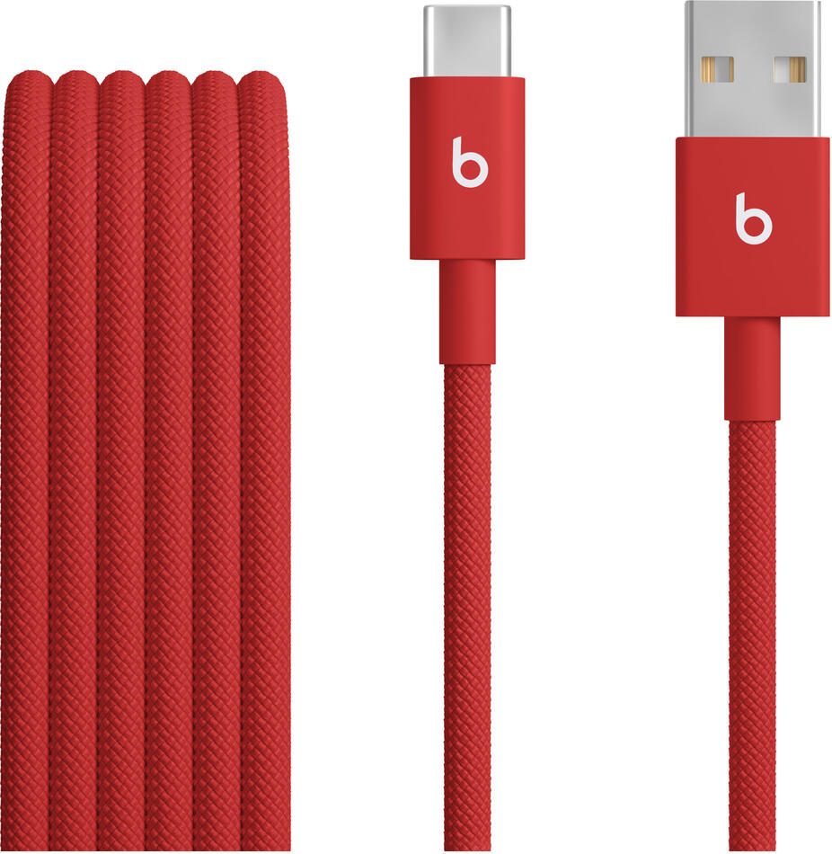 Apple Beats USB-A to USB-C Woven Cable (1.5 m) - Rapid Red | OnlineShop.cz