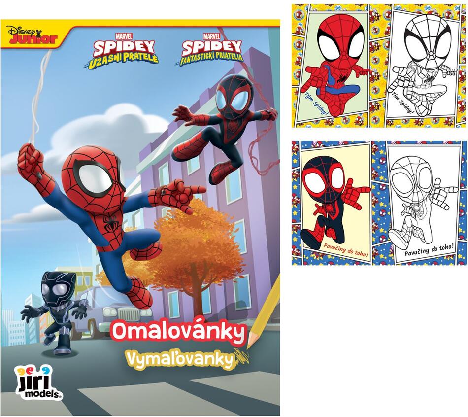 Jiri Models Omalovánky Spidey A5 15x21cm | OnlineShop.cz