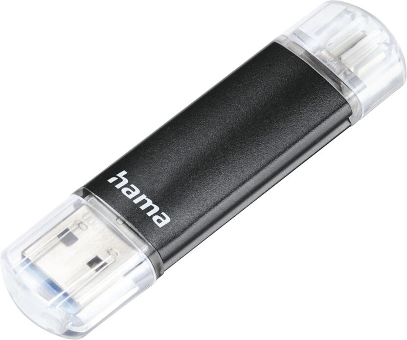 Hama USB flash disk Laeta Twin, USB 3.2 (Gen1), 32 GB, 40 MB/s, USB-A ...